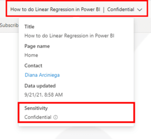 Sensitivity Labels in Power BI - Iteration Insights