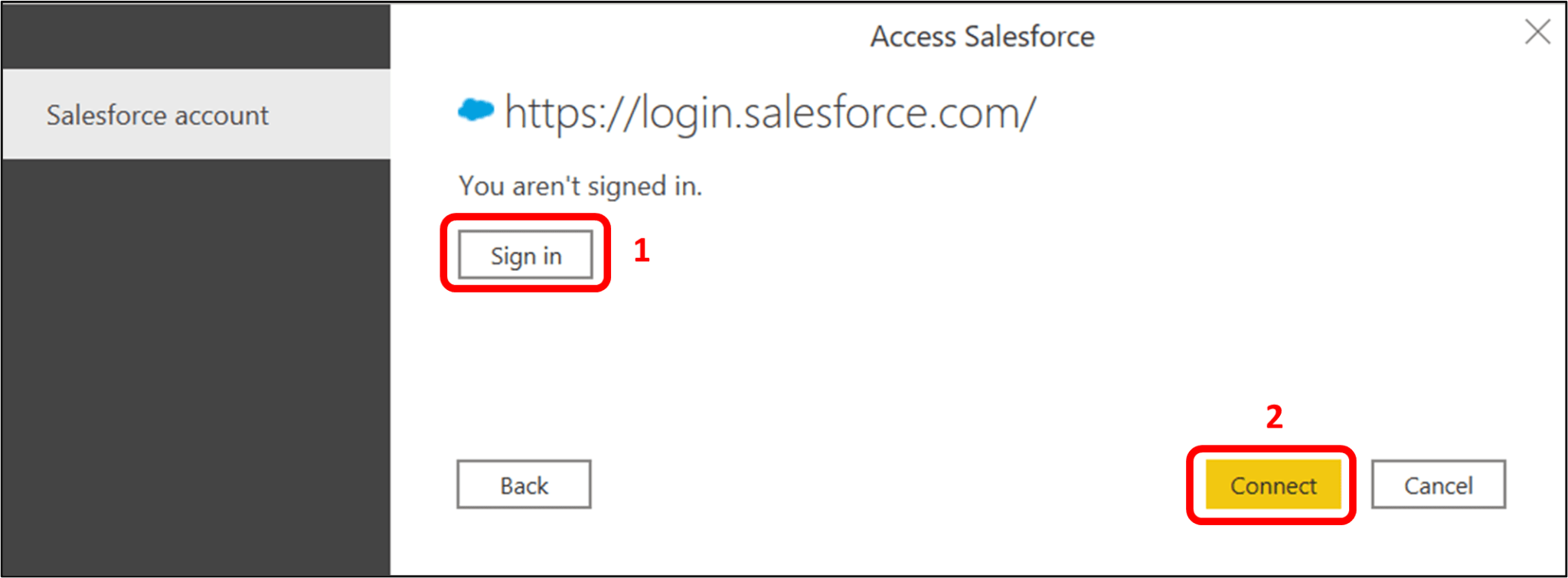 How to Connect Power BI to Salesforce - Iteration Insights