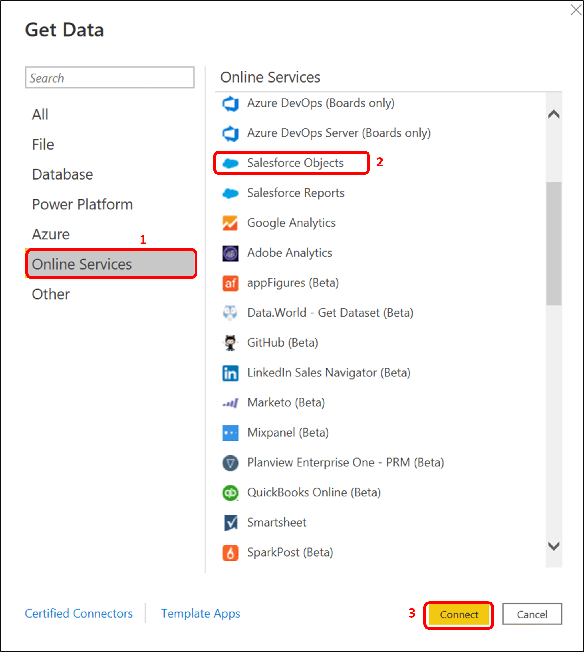 How to Connect Power BI to Salesforce - Iteration Insights