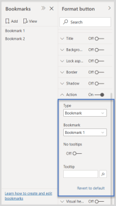 Power BI Bookmarks - Iteration Insights